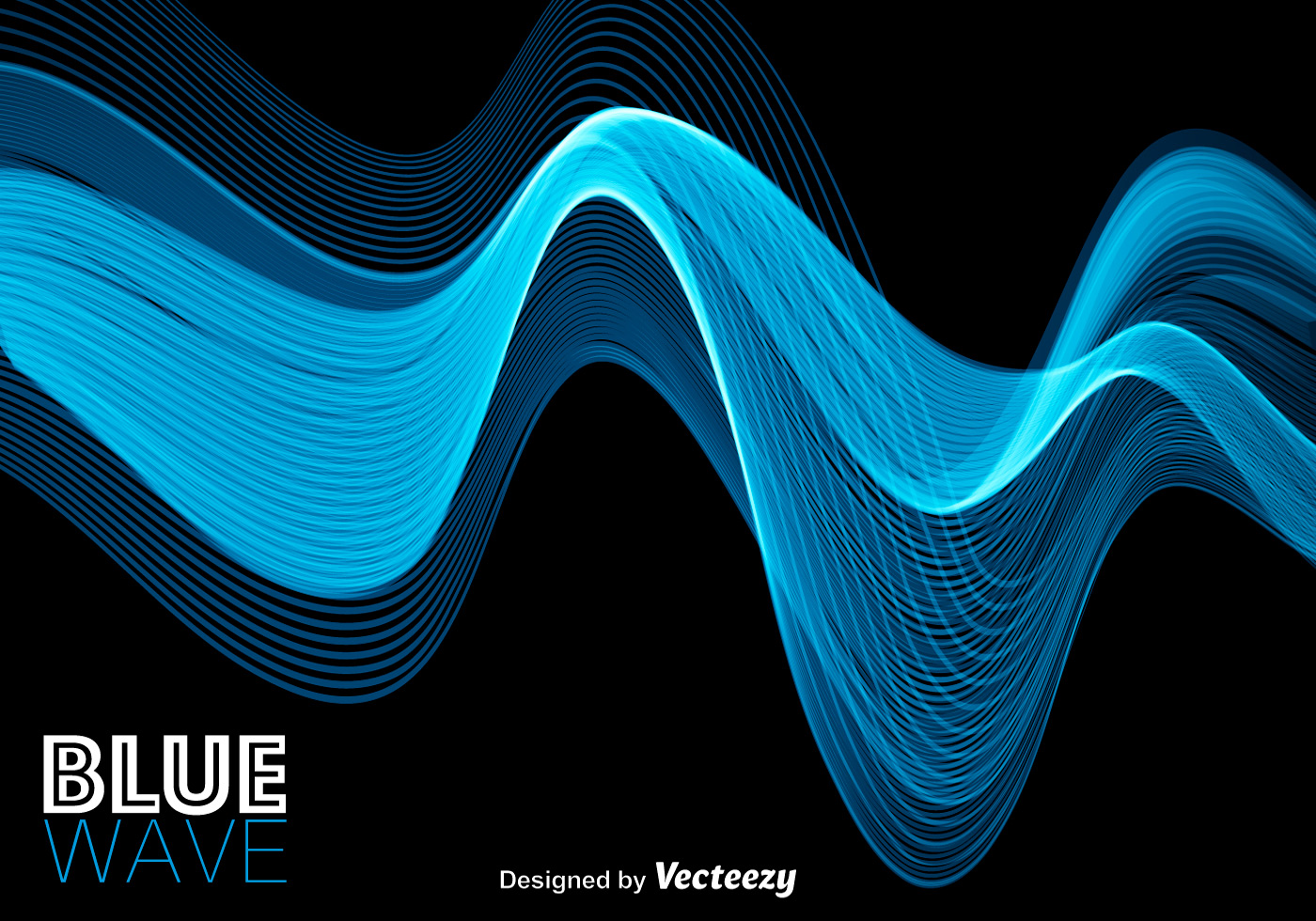 Blue Abstract Modern Wave 112691 Vector Art At Vecteezy