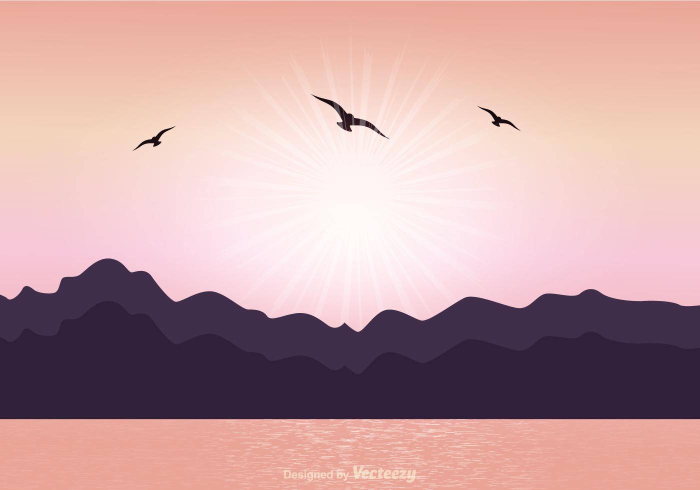 Peaceful Landscape Vector Scene 112762 Vector Art at Vecteezy Peaceful Landscape Vector Scene 112762 Vector Art at Vecteezy