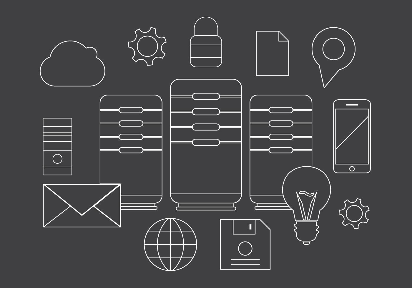 Server Rack Vector 113706 Vector Art at Vecteezy