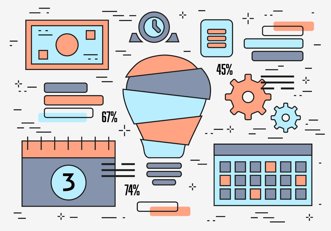 Free Creative Media Vector 114116 Vector Art at Vecteezy