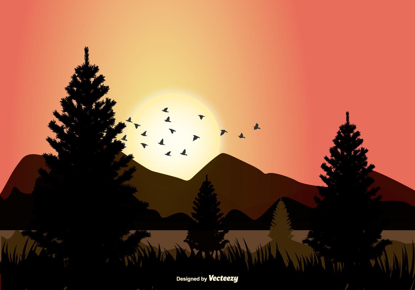 Vector Landscape Illustration 114536 Vector Art at Vecteezy