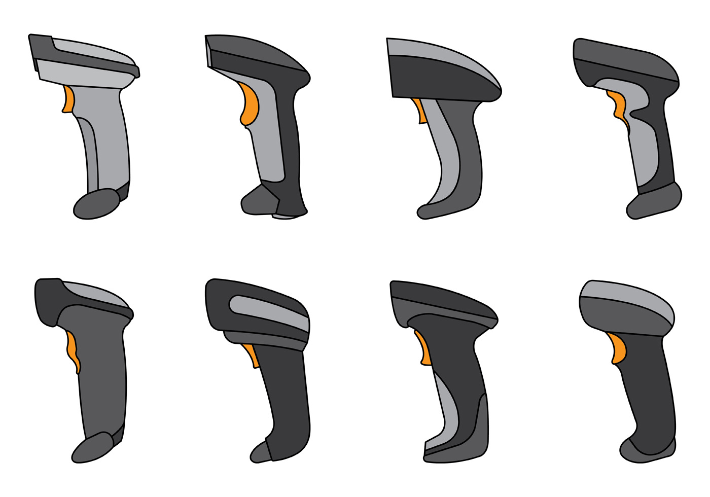 Set Of Barcode Scanner Vector 114574 Vector Art at Vecteezy Set Of Barcode Scanner Vector 114574 Vector Art at Vecteezy