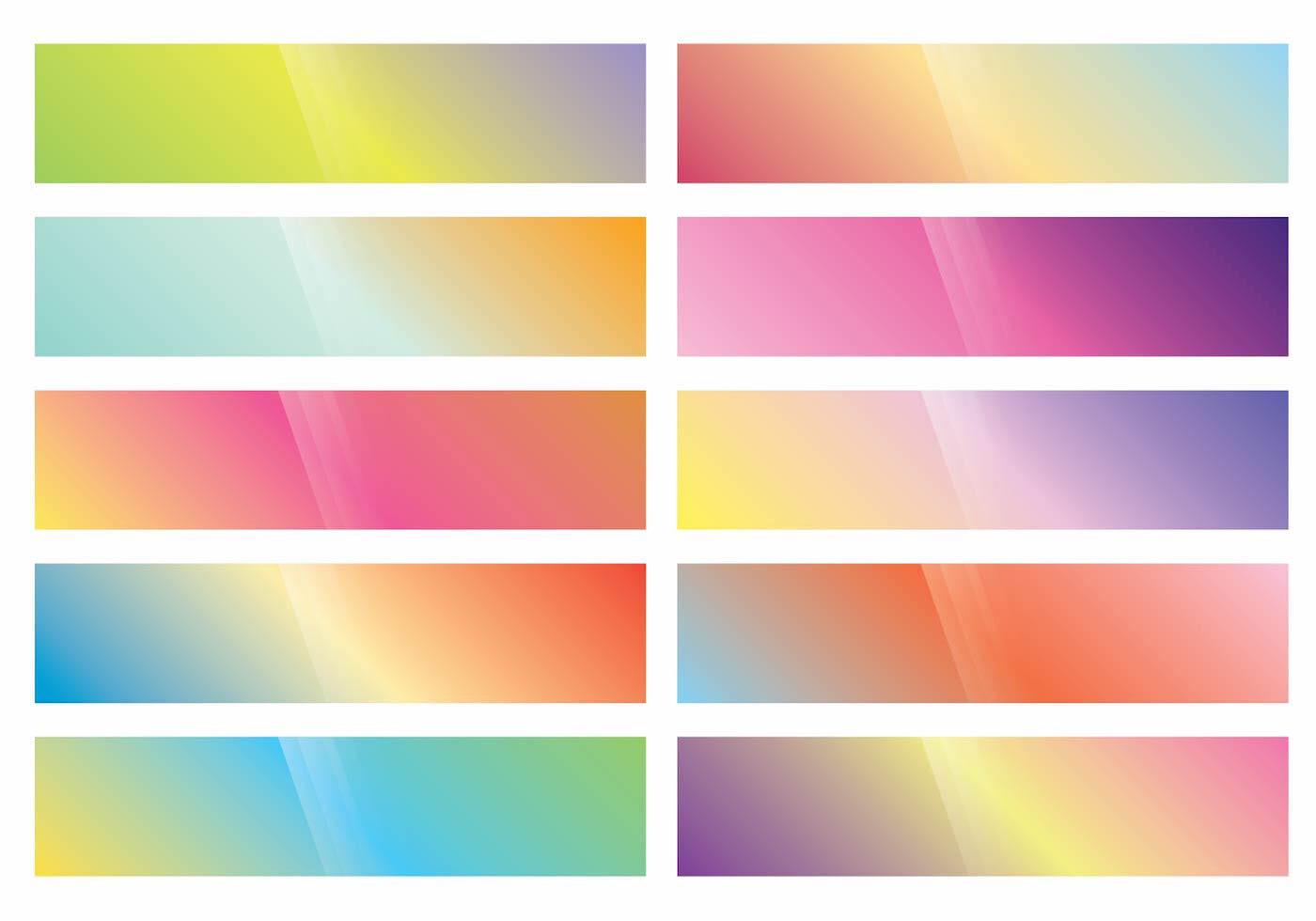 Webkit Linear Gradient Top set 114861 Vector Art at Vecteezy