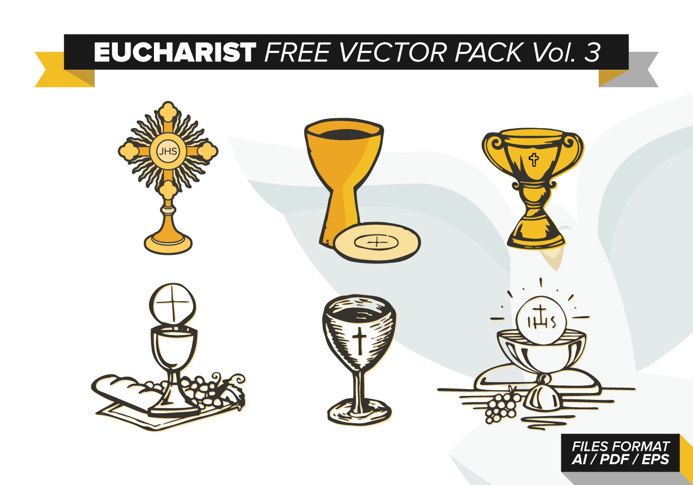 Eucharist Free Vector Pack Vol. 3 - Download Free Vectors, Clipart ...