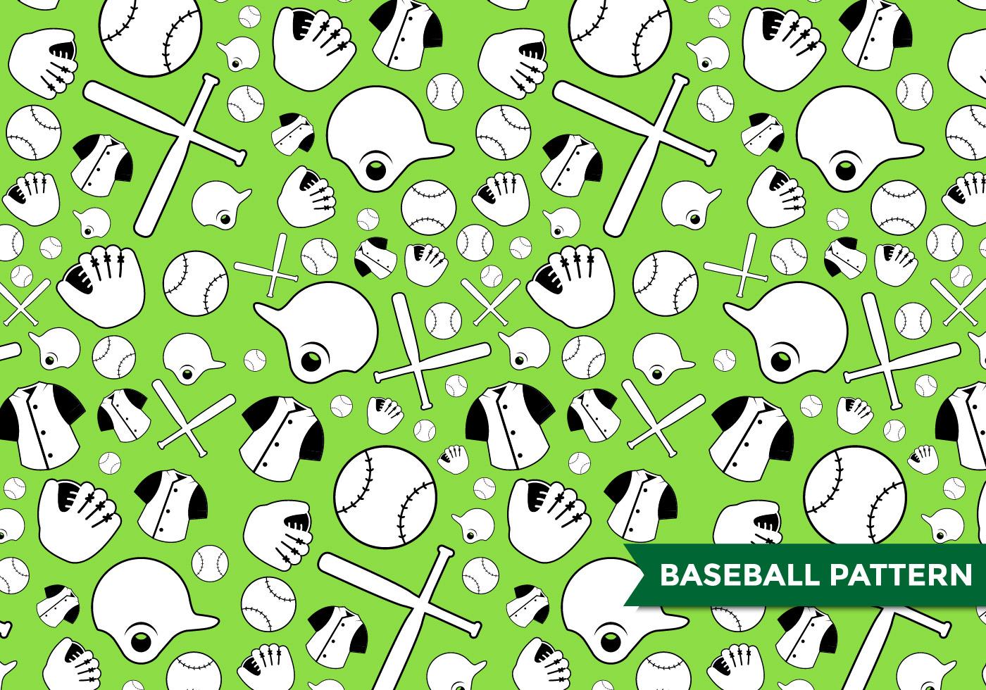 Baseball Pattern Vector 115497 Vector Art at Vecteezy