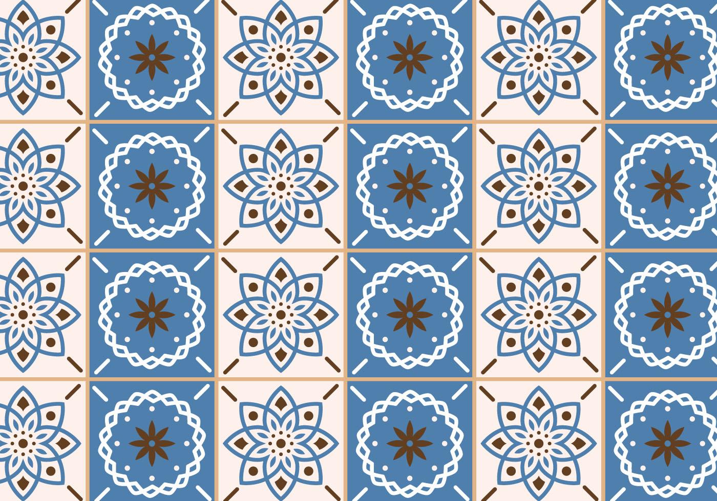 Beige and Blue Tiles 115518 Vector Art at Vecteezy