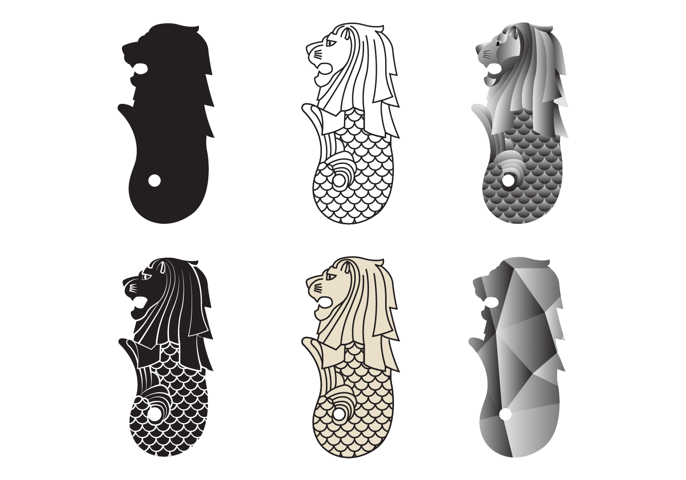 Free Merlion Vector 115611 Vector Art at Vecteezy Free Merlion Vector 115611 Vector Art at Vecteezy