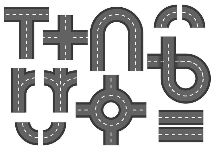 Road with Roundabout Element Vector - Download Free Vector Art, Stock ... Road with Roundabout Element Vector - Download Free Vector Art, Stock ...