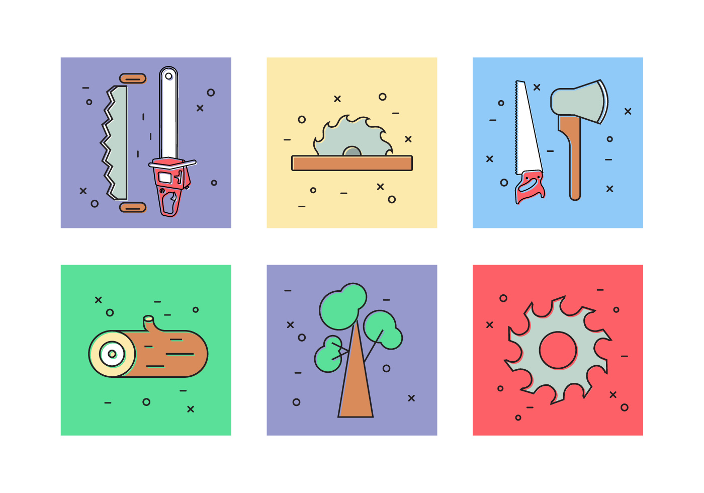 Logging in Vector 117549 Vector Art at Vecteezy