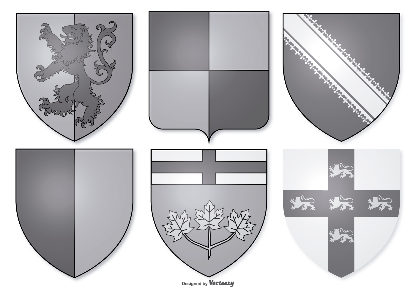 Blason Vector Set 117570 Vector Art At Vecteezy