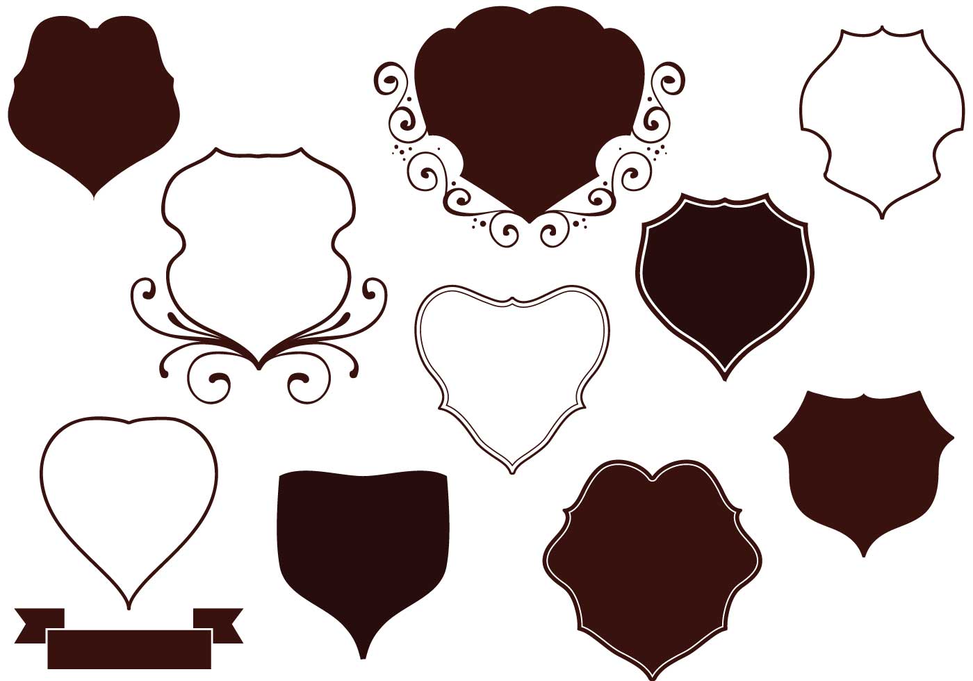 Free Vintage Shields Vectors 117817 Vector Art at Vecteezy