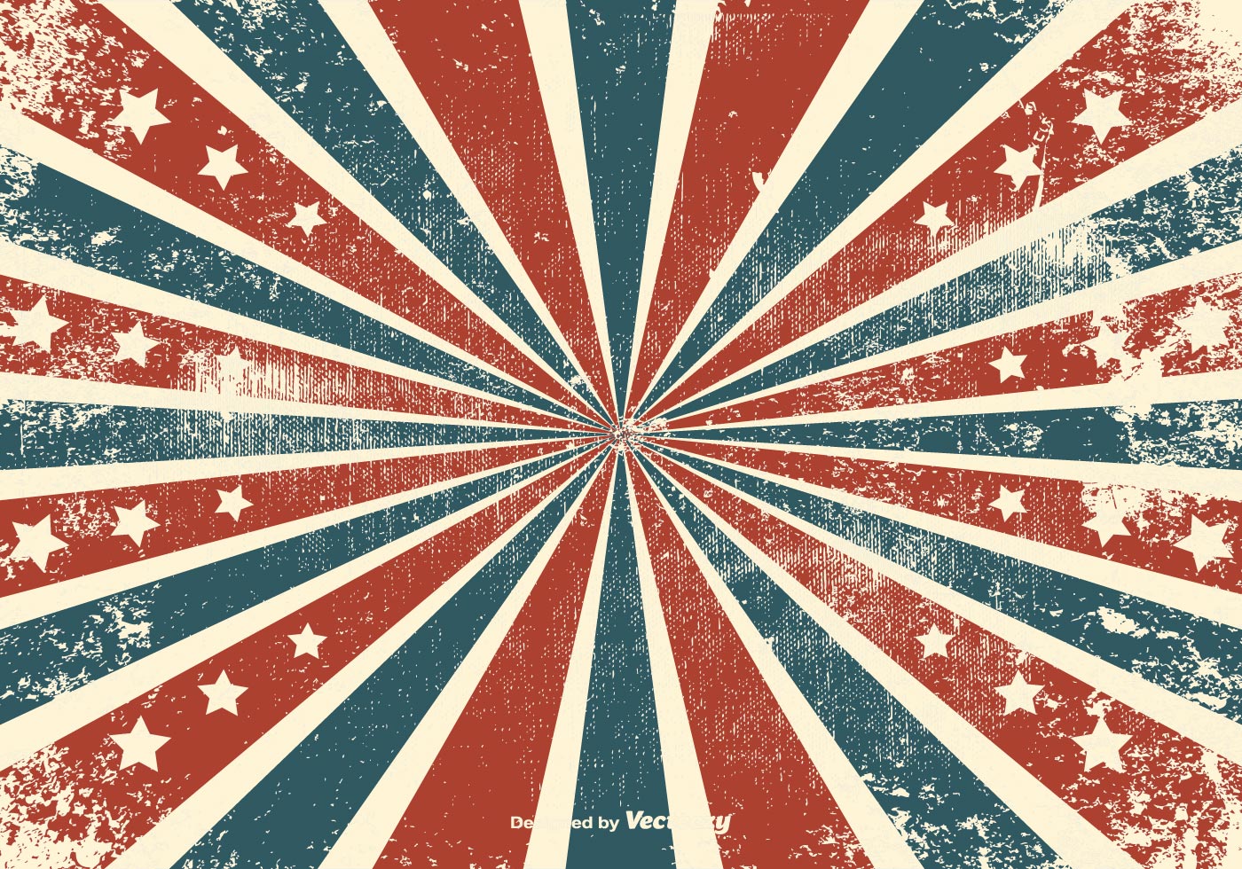 Grunge Sunburst Background With Stars 118052 Vector Art At Vecteezy