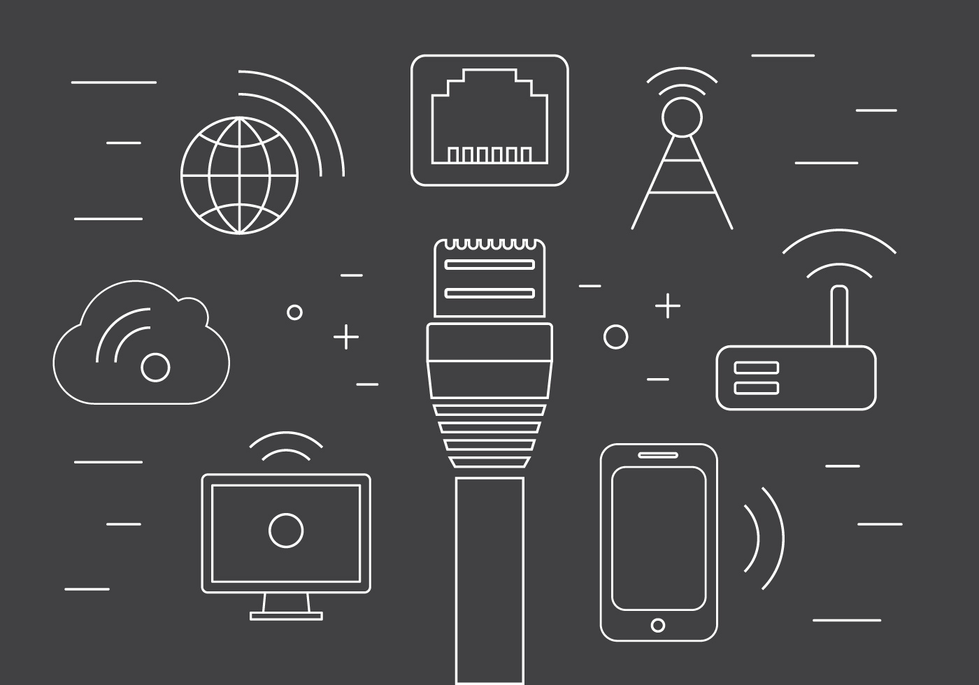 Connection Cables Download Free Vector Art Stock Graphics And Images