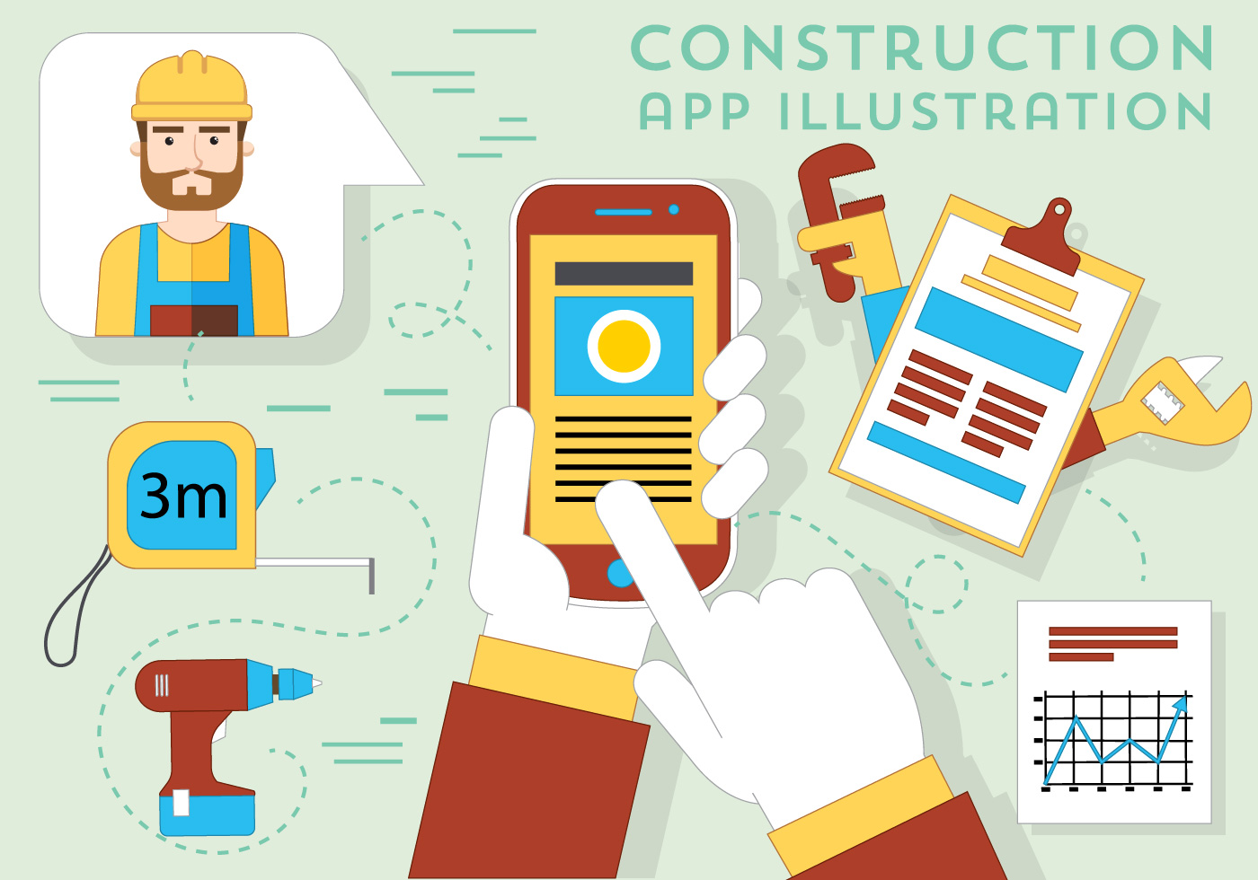 Construction Management Vector Art, Icons, and Graphics for Free Download