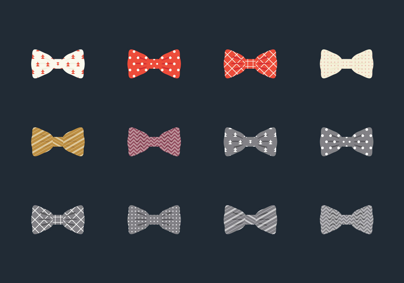 Bow Tie Vector Illustration