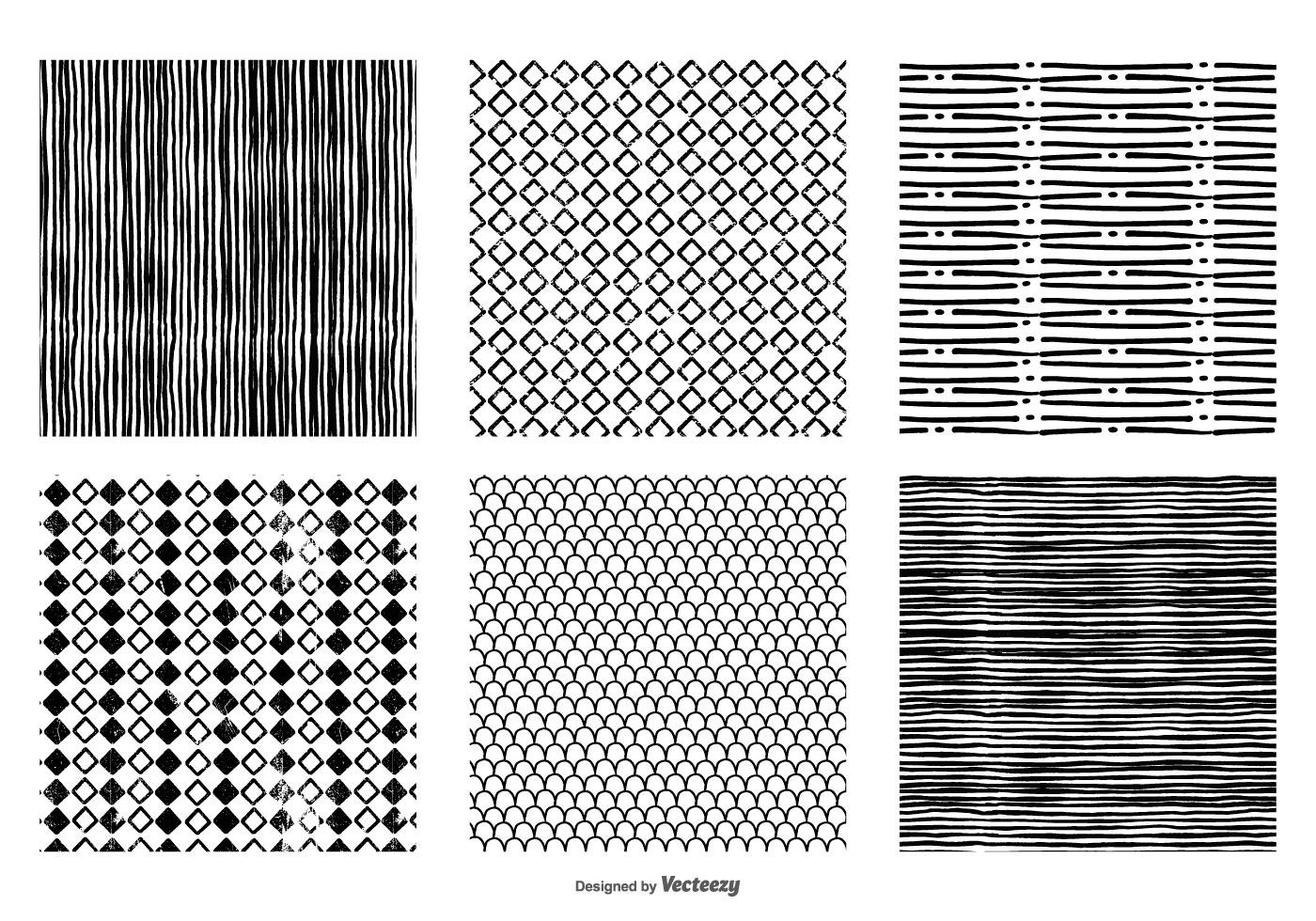 Hand Drawn Seamless Vector Patterns 120906 Vector Art at Vecteezy
