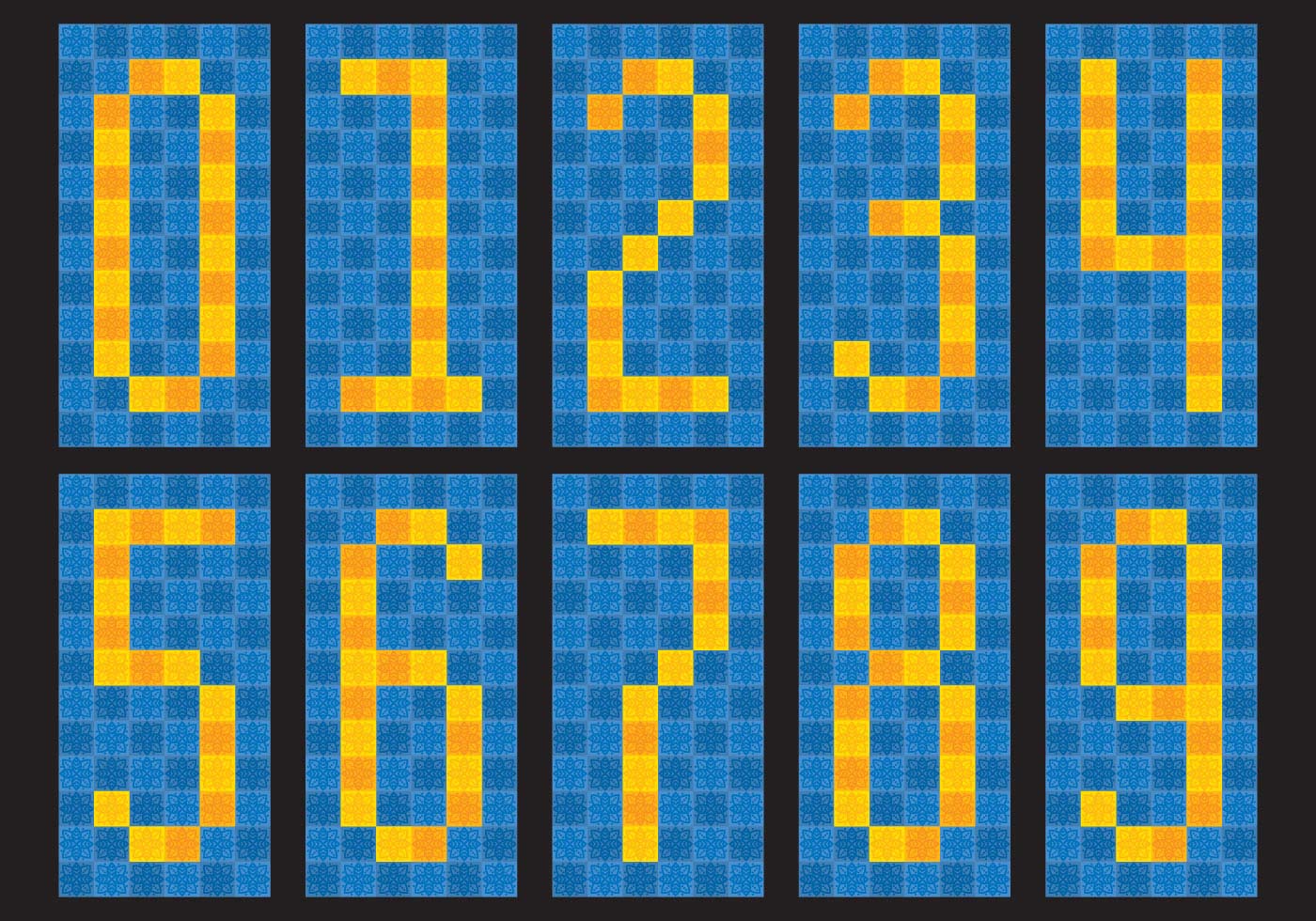 Decorative Numbers Free Vector Art 29798 Free Downloads