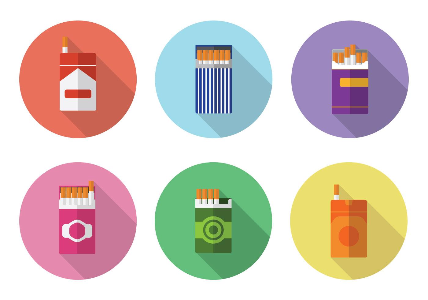 Cigarette Pack Vector 121521 Vector Art at Vecteezy