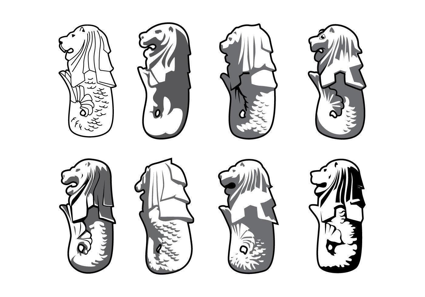 Free Merlion Vector 121561 Vector Art at Vecteezy Free Merlion Vector 121561 Vector Art at Vecteezy