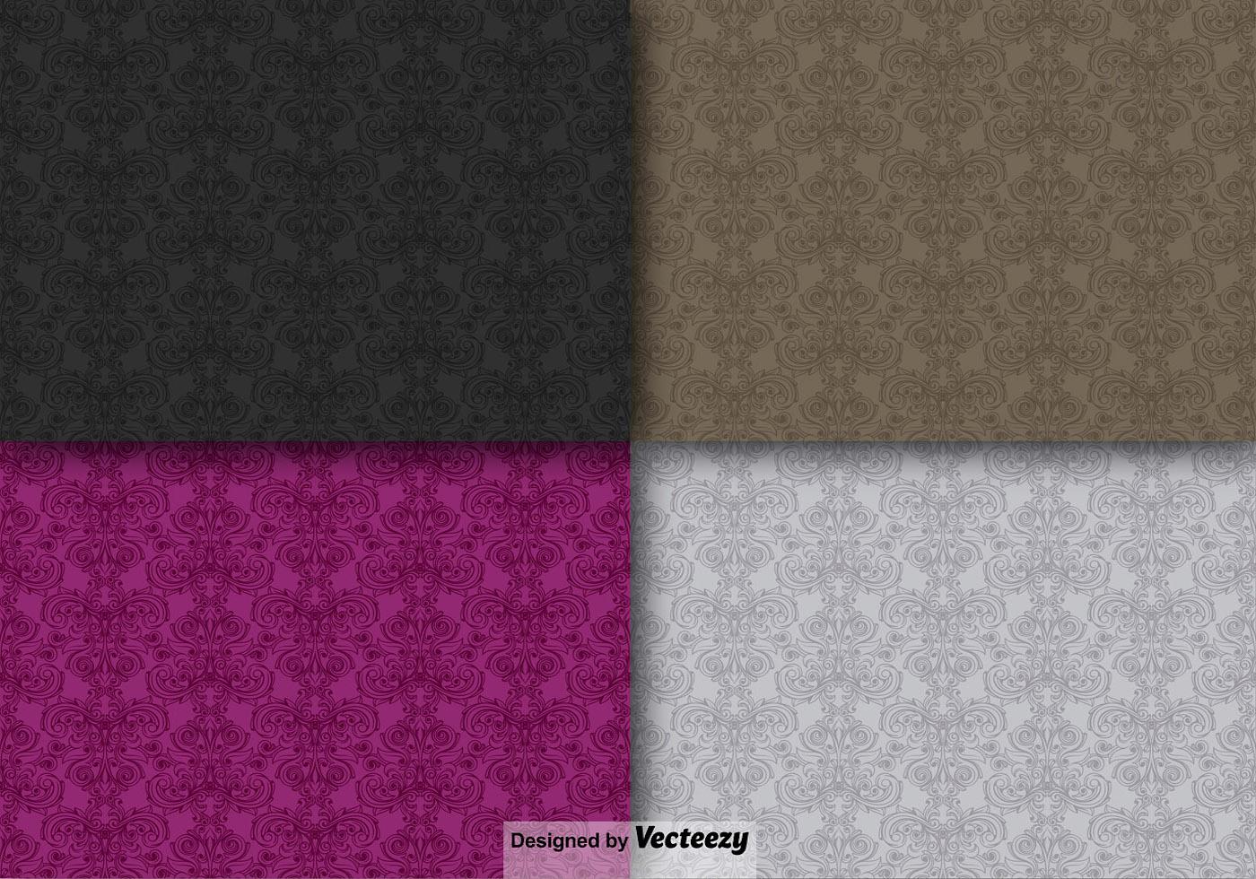 Vintage Ornamental Seamless Pattern Set 123697 Vector Art at Vecteezy