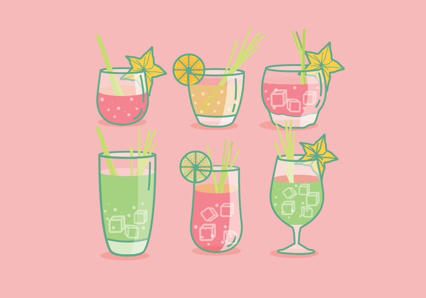 Lemongrass Drink Vector 124105 Vector Art At Vecteezy