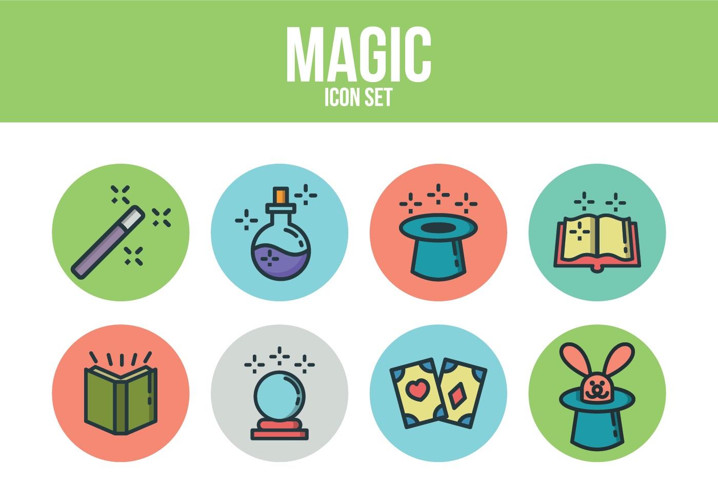 Free Magic Icon Set 124304 Vector Art at Vecteezy