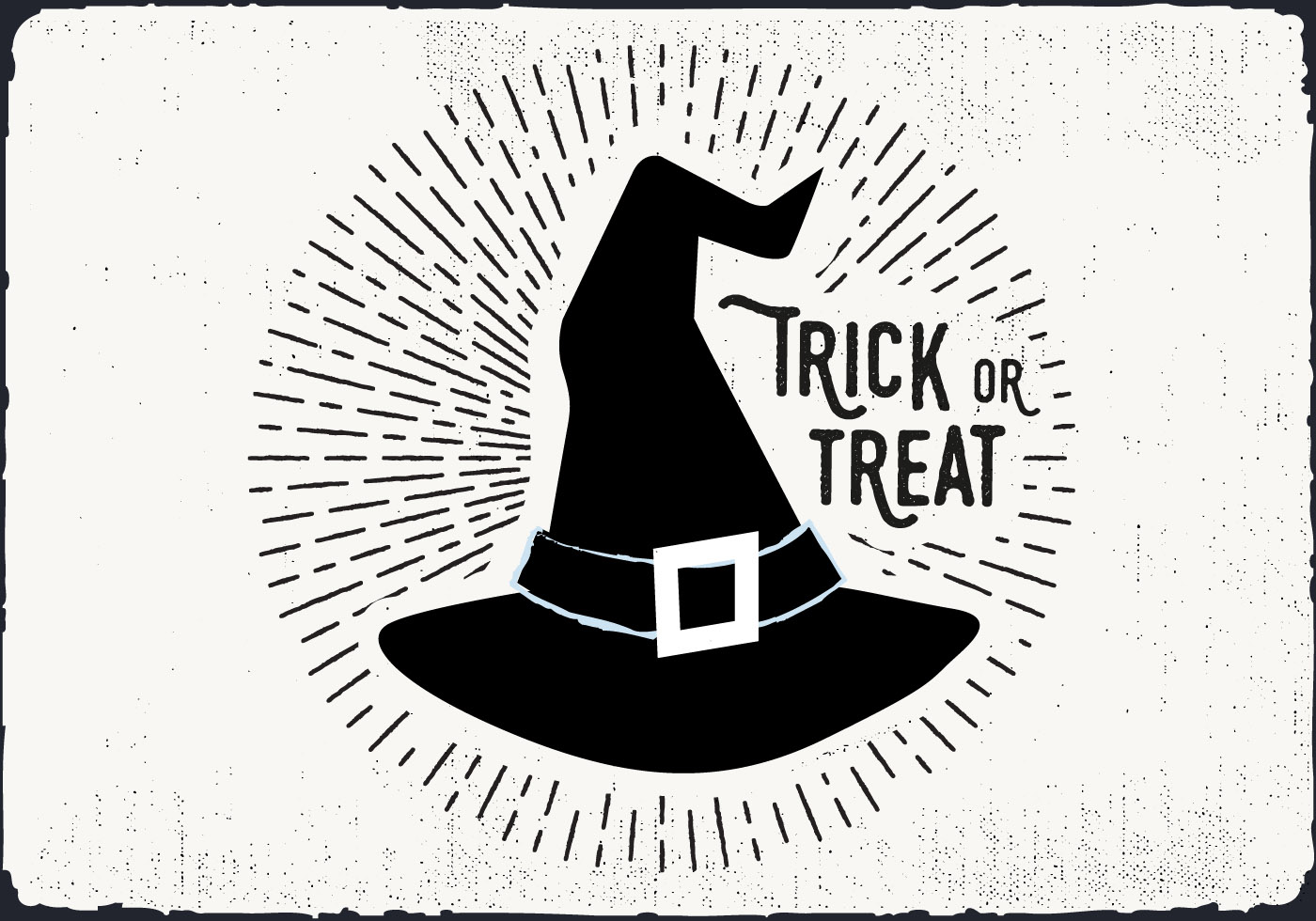 Witch Hat Trick Or Treat Illustration 124471 Vector Art At Vecteezy