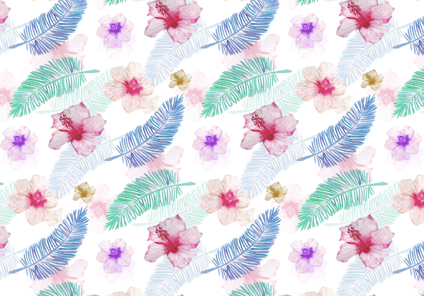 Vector Summer Seamless Leaf Pattern 124626 Vector Art At Vecteezy