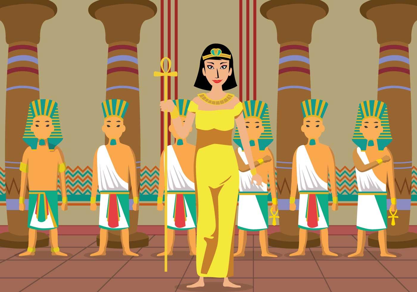 Free Cleopatra Illustration 124815 Vector Art at Vecteezy