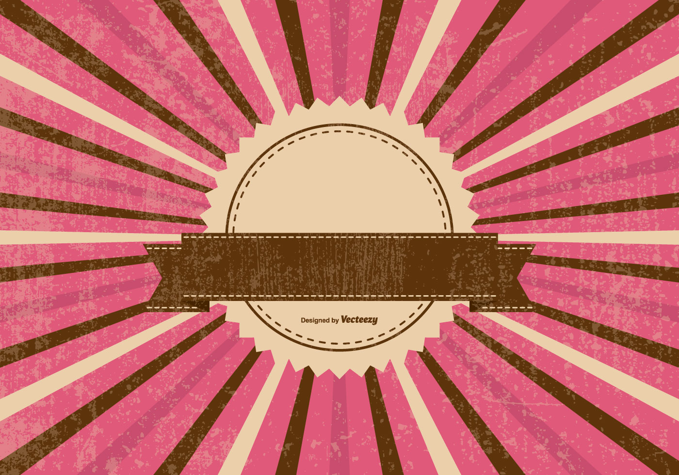 Colorful Retro Sunburst Background 125352 Vector Art At Vecteezy