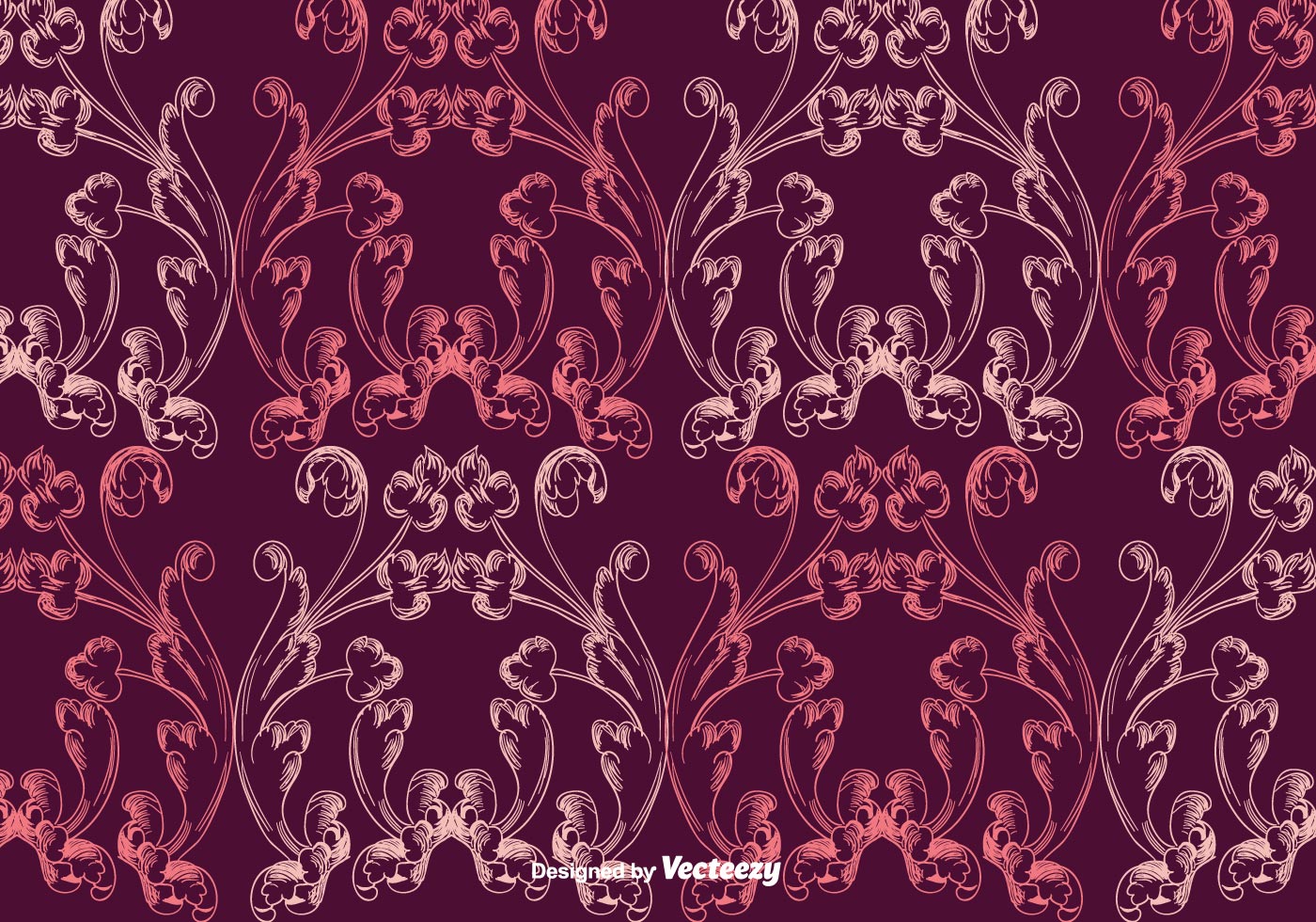 Vintage Purple Pattern 126228 Vector Art at Vecteezy