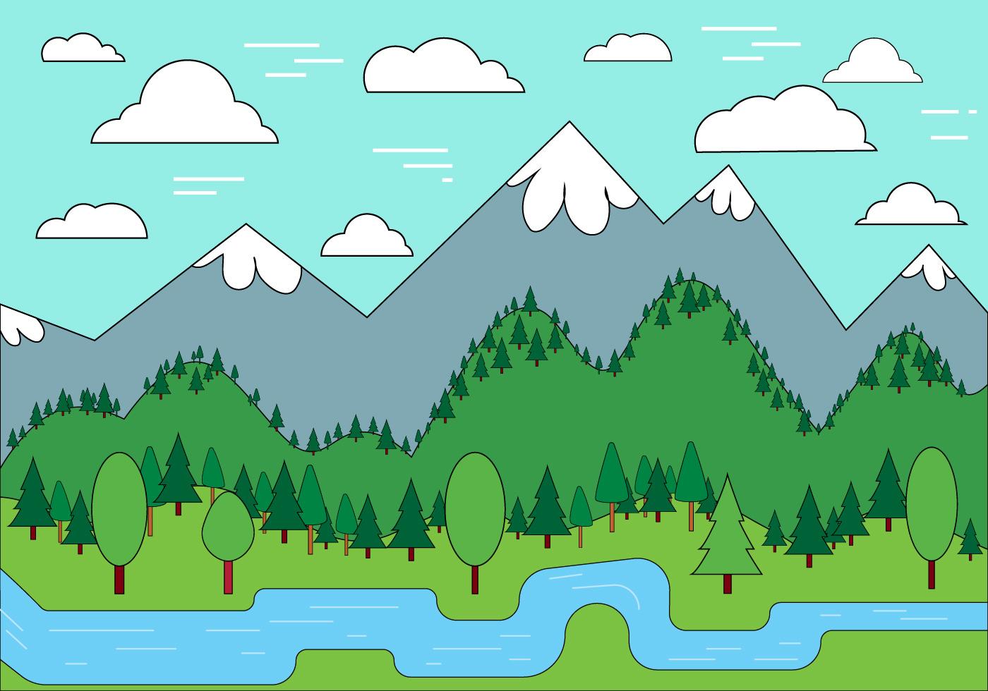 Free Landscape Vector Design 126593 Vector Art at Vecteezy