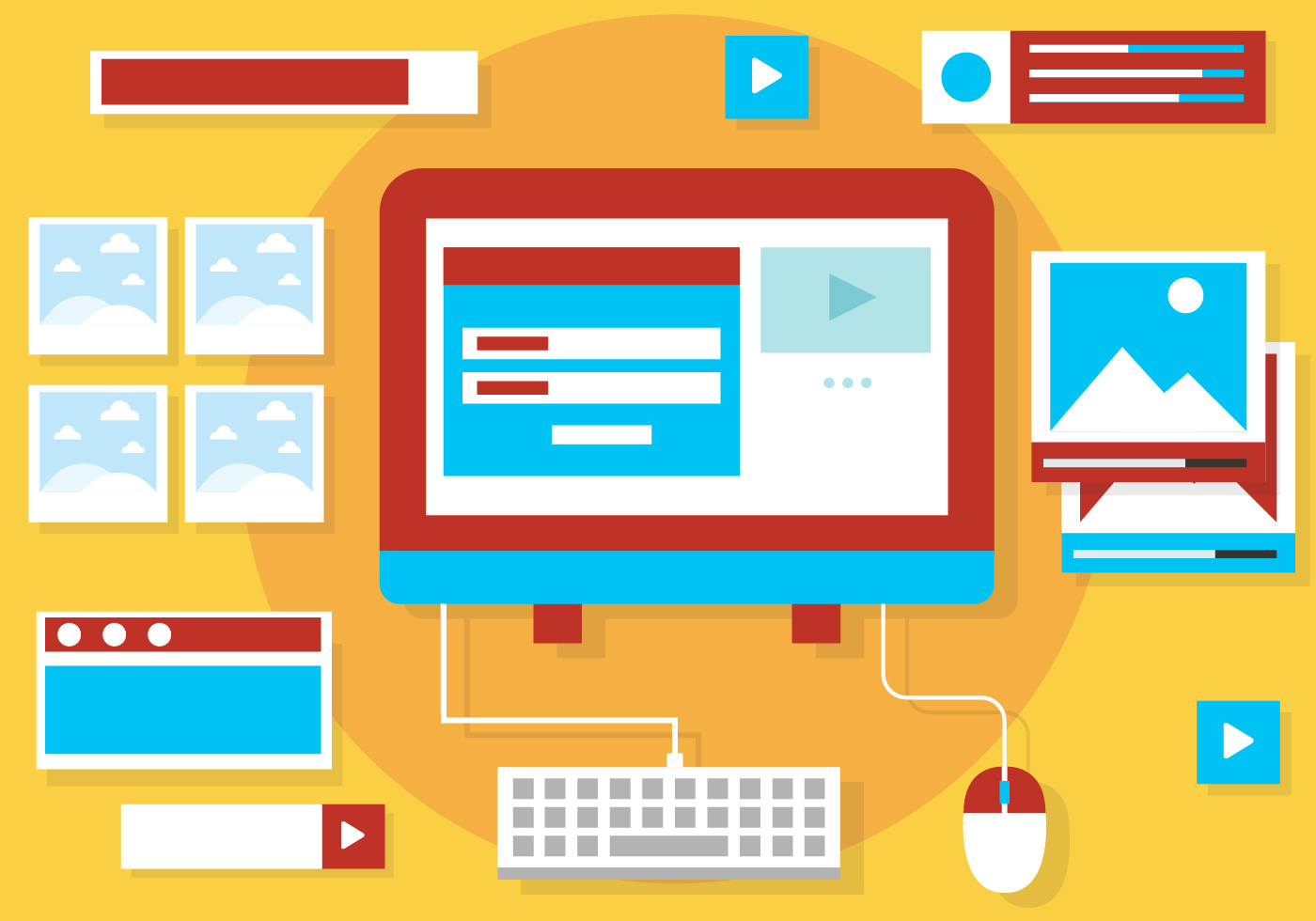 Free Flat Design Vector Web Elements and Icons 126598 Vector Art at ... Free Flat Design Vector Web Elements and Icons 126598 Vector Art at ...