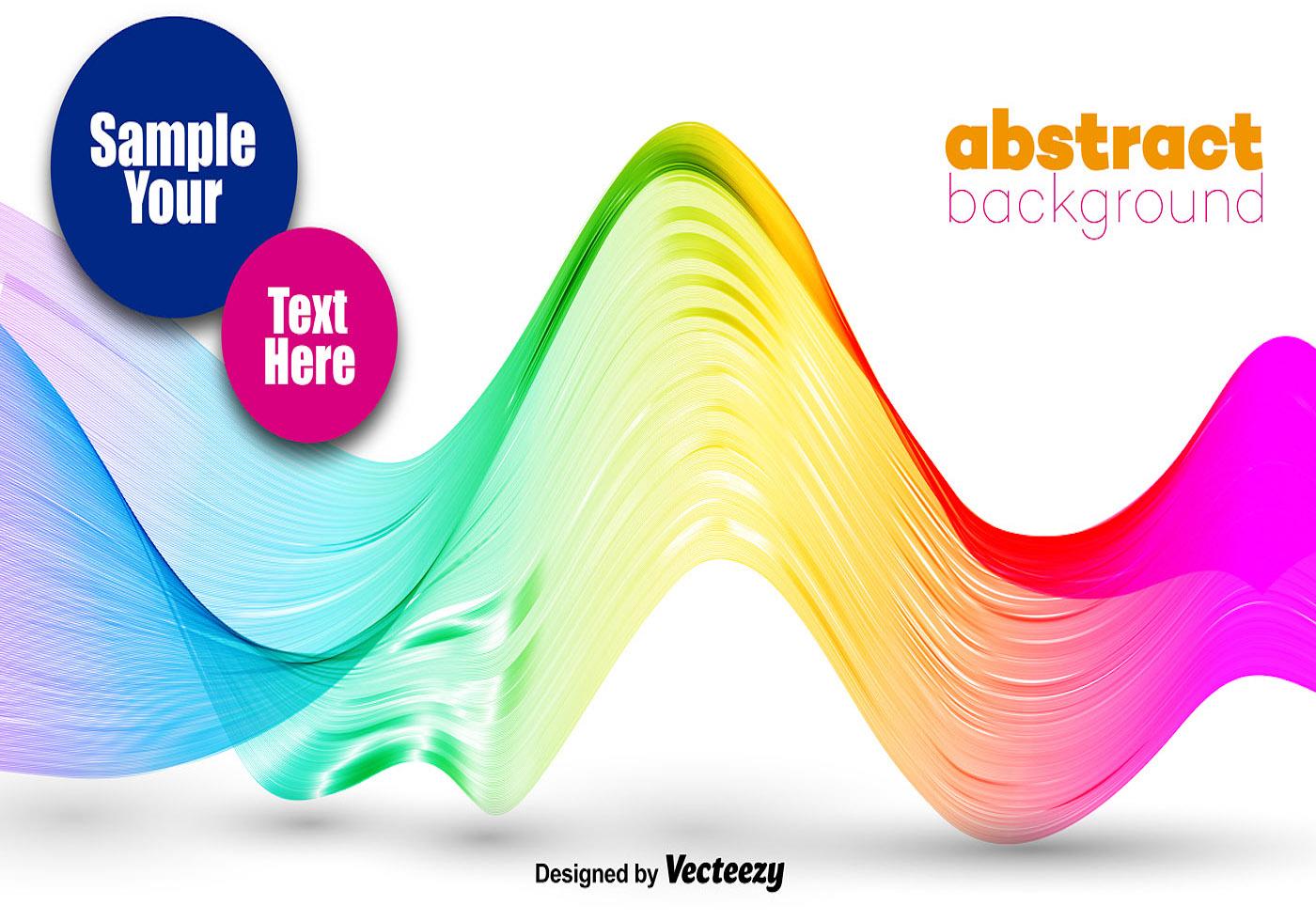 Abstract Colorful Wave - Vector 126931 Vector Art at Vecteezy