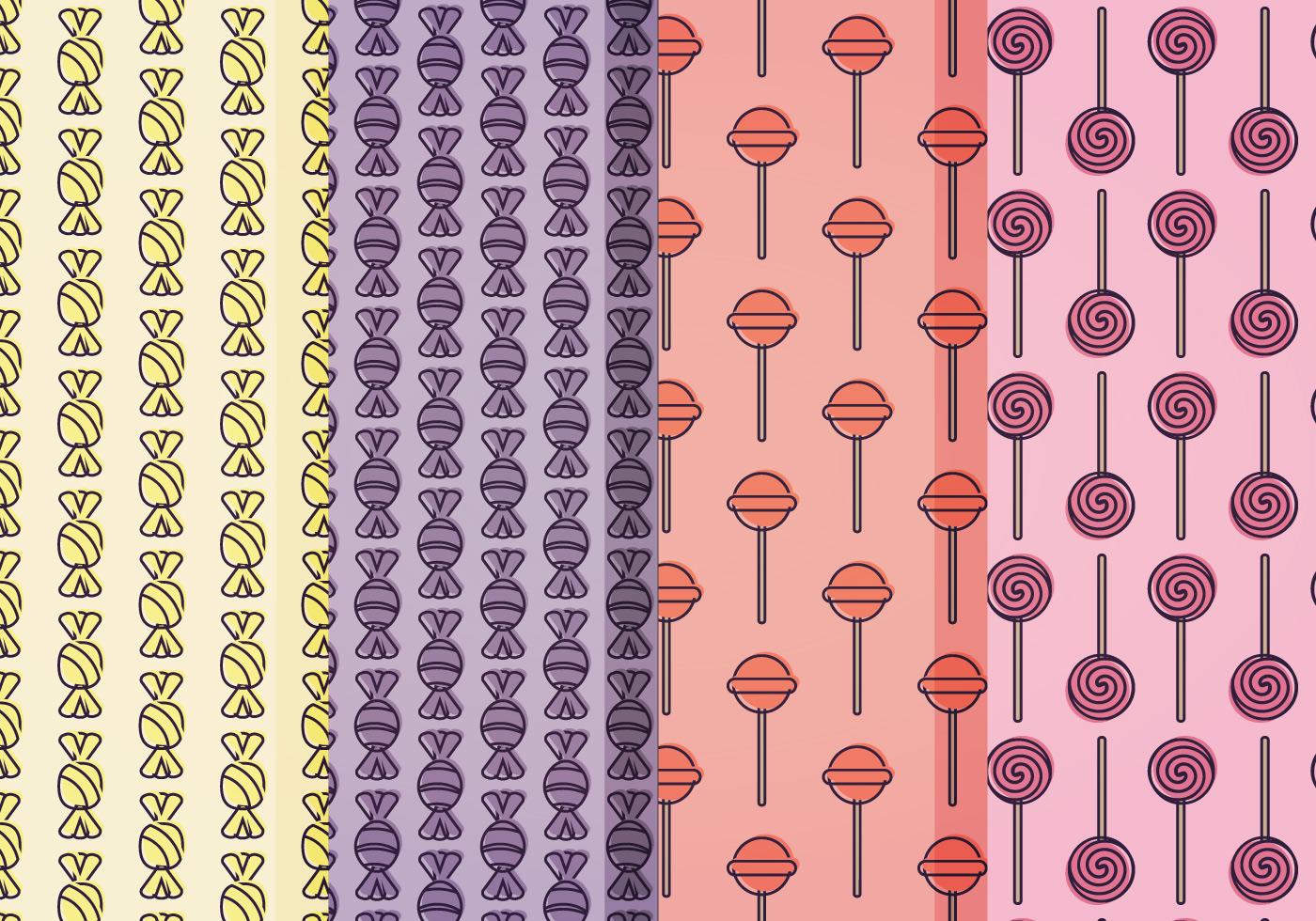 Vector Candy Patterns 127163 Vector Art at Vecteezy