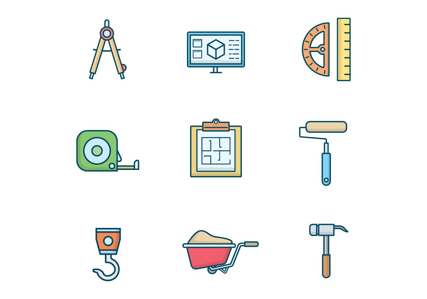 Architect and Construction Vector 127640 Vector Art at Vecteezy