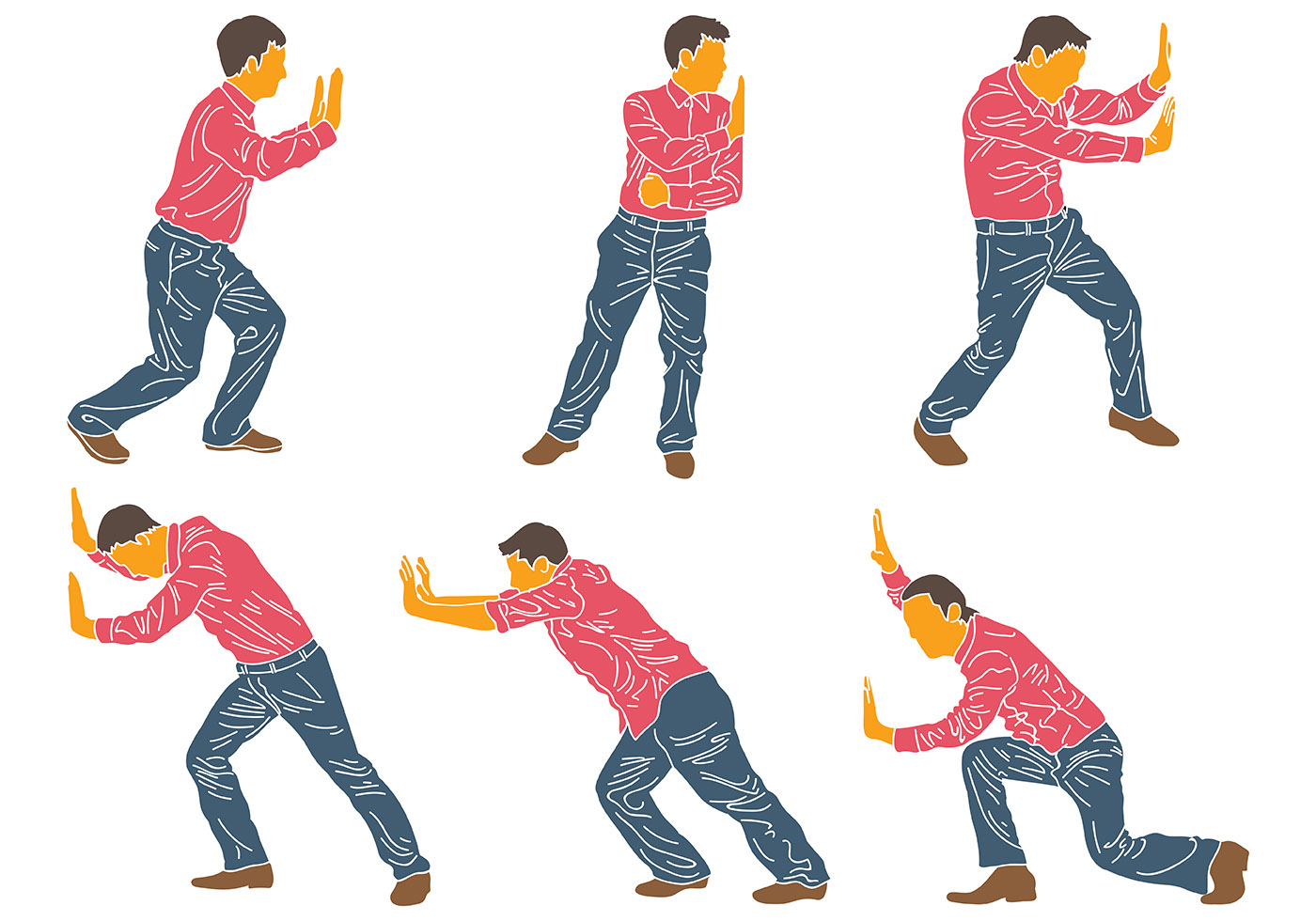 Free Man Pushing Icons Vector 128242 Vector Art at Vecteezy Free Man Pushing Icons Vector 128242 Vector Art at Vecteezy
