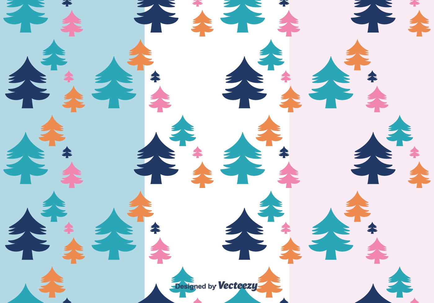 Trees Pattern Vector 129760 Vector Art at Vecteezy