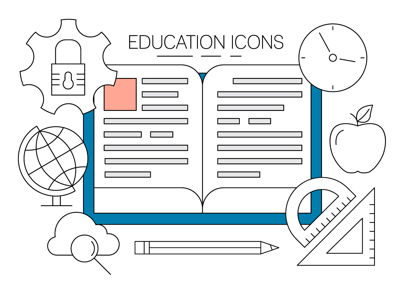 Free Education Icons 129875 Vector Art at Vecteezy