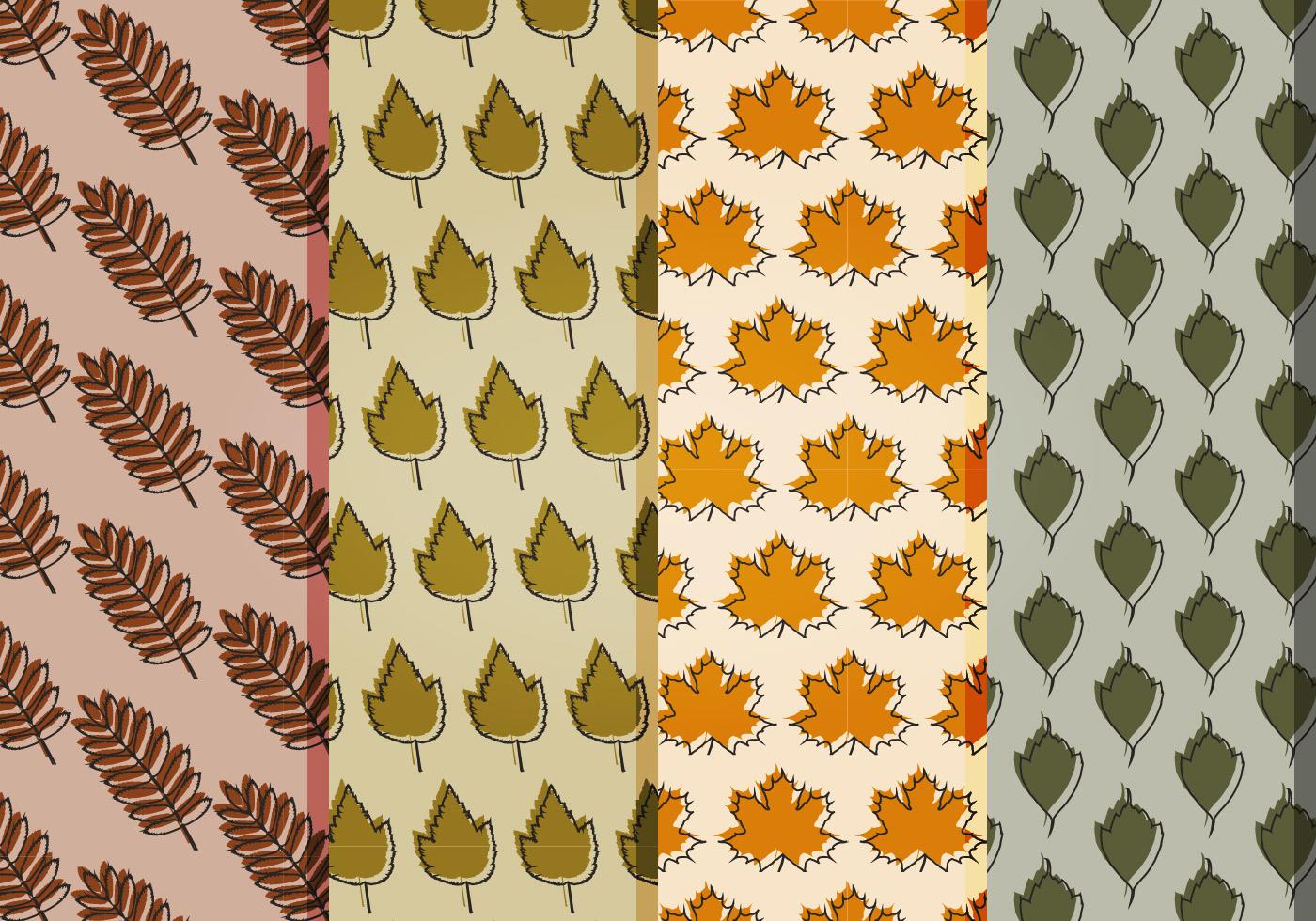 Vector Fall Leaves Patterns 129916 Vector Art at Vecteezy