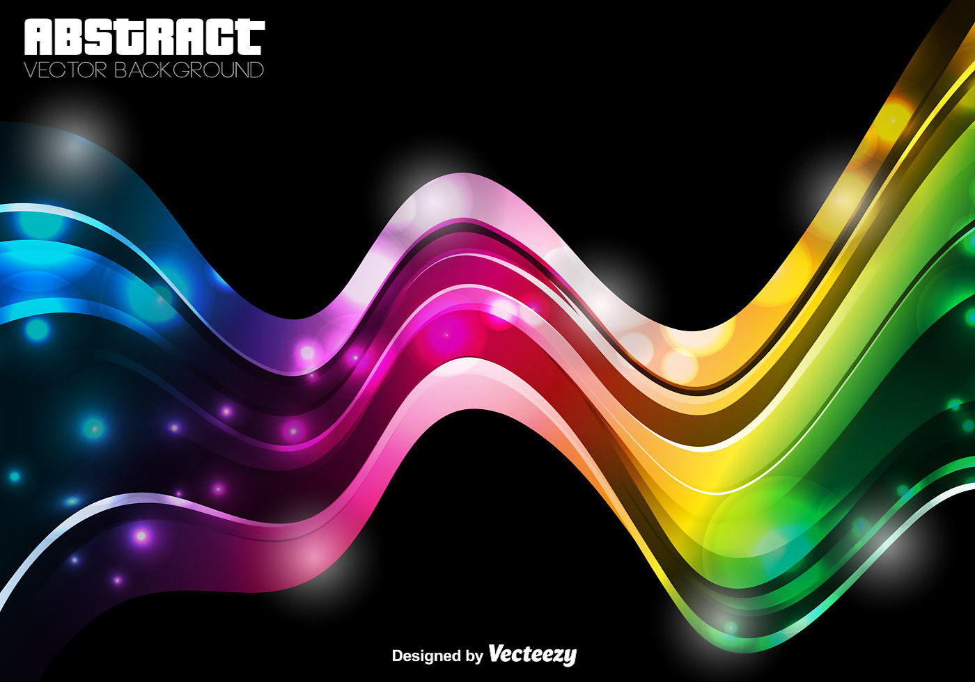 Abstract Template - Vector Colorful Wave 130062 Vector Art at Vecteezy