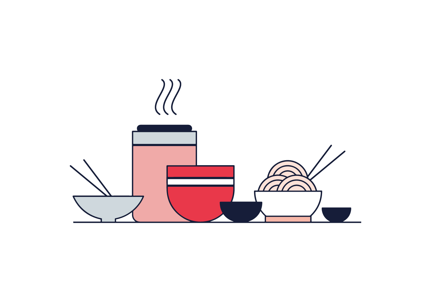 Free Oriental Food Vector 131053 Vector Art at Vecteezy