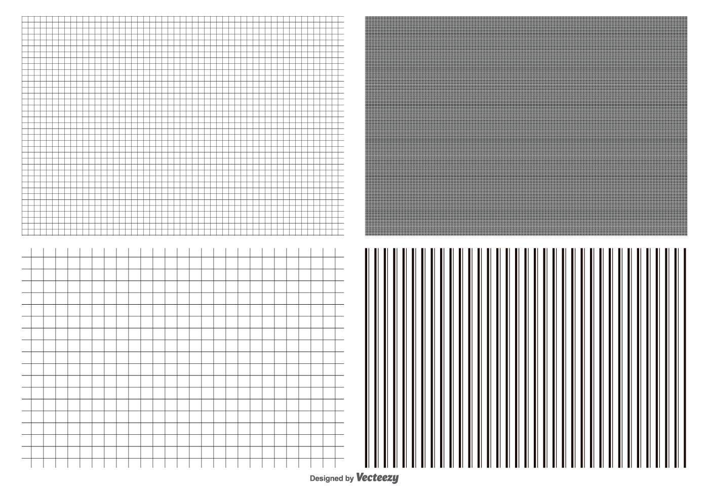 Seamless Grid Pattern Collection 131387 Vector Art At Vecteezy