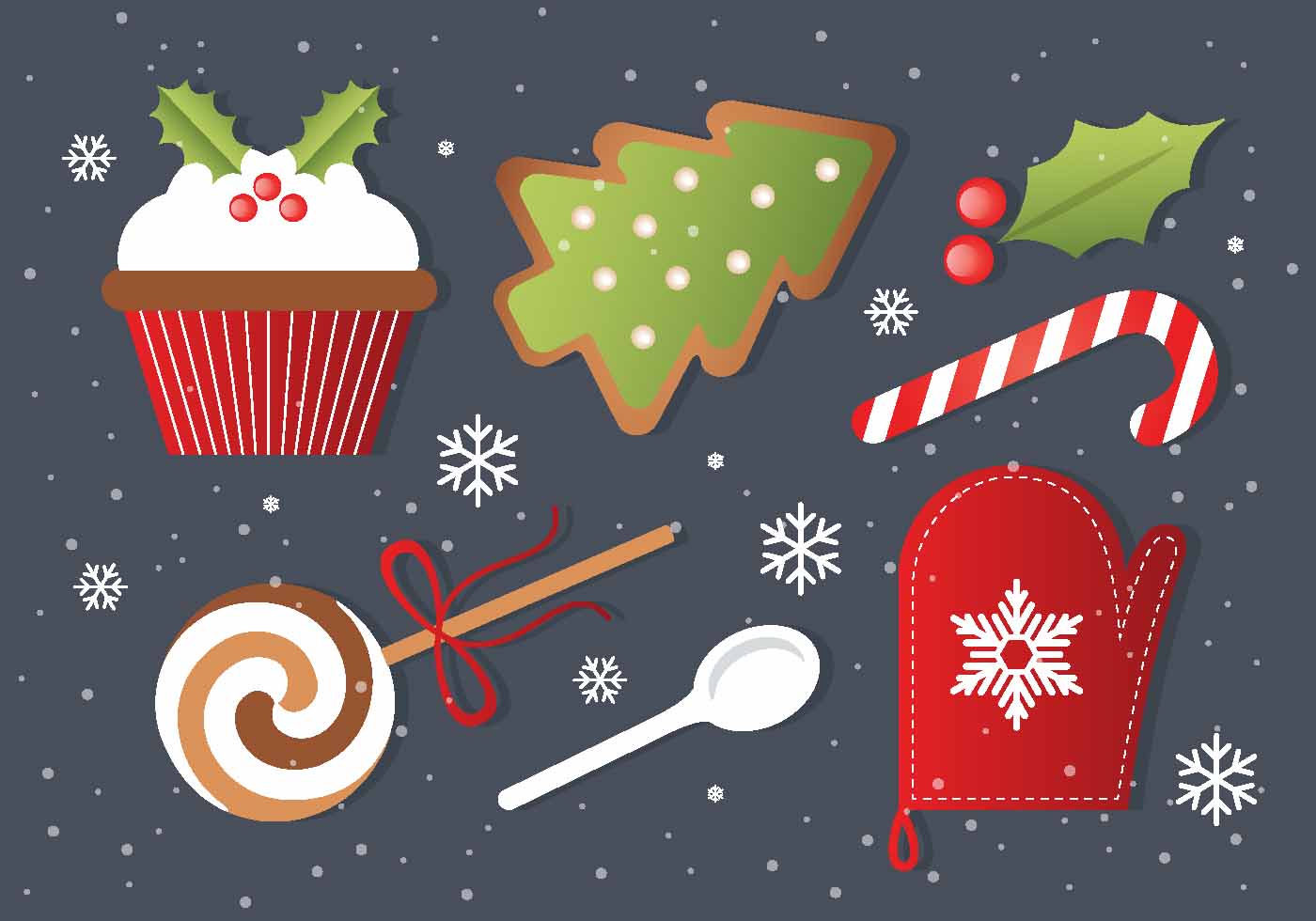 Christmas Vector Elements 132434 Vector Art at Vecteezy