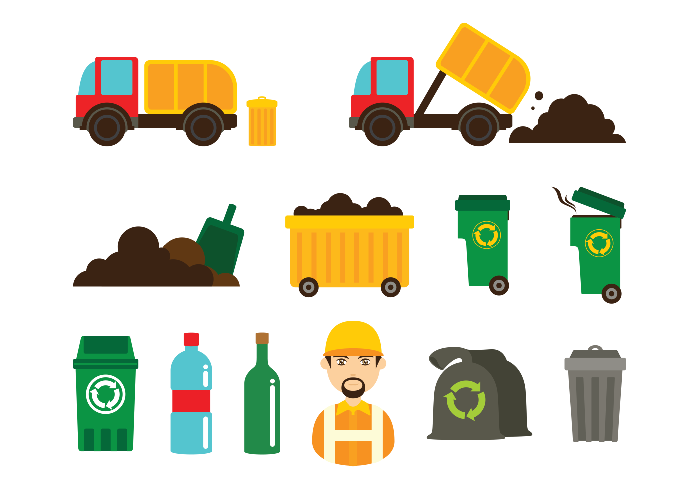 Landfill Icons Vector 132787 Vector Art at Vecteezy Landfill Icons Vector 132787 Vector Art at Vecteezy