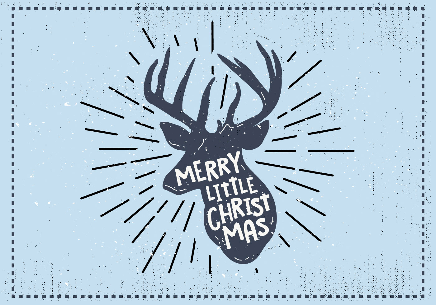 Free Christmas Deer Vector 133217 Vector Art at Vecteezy