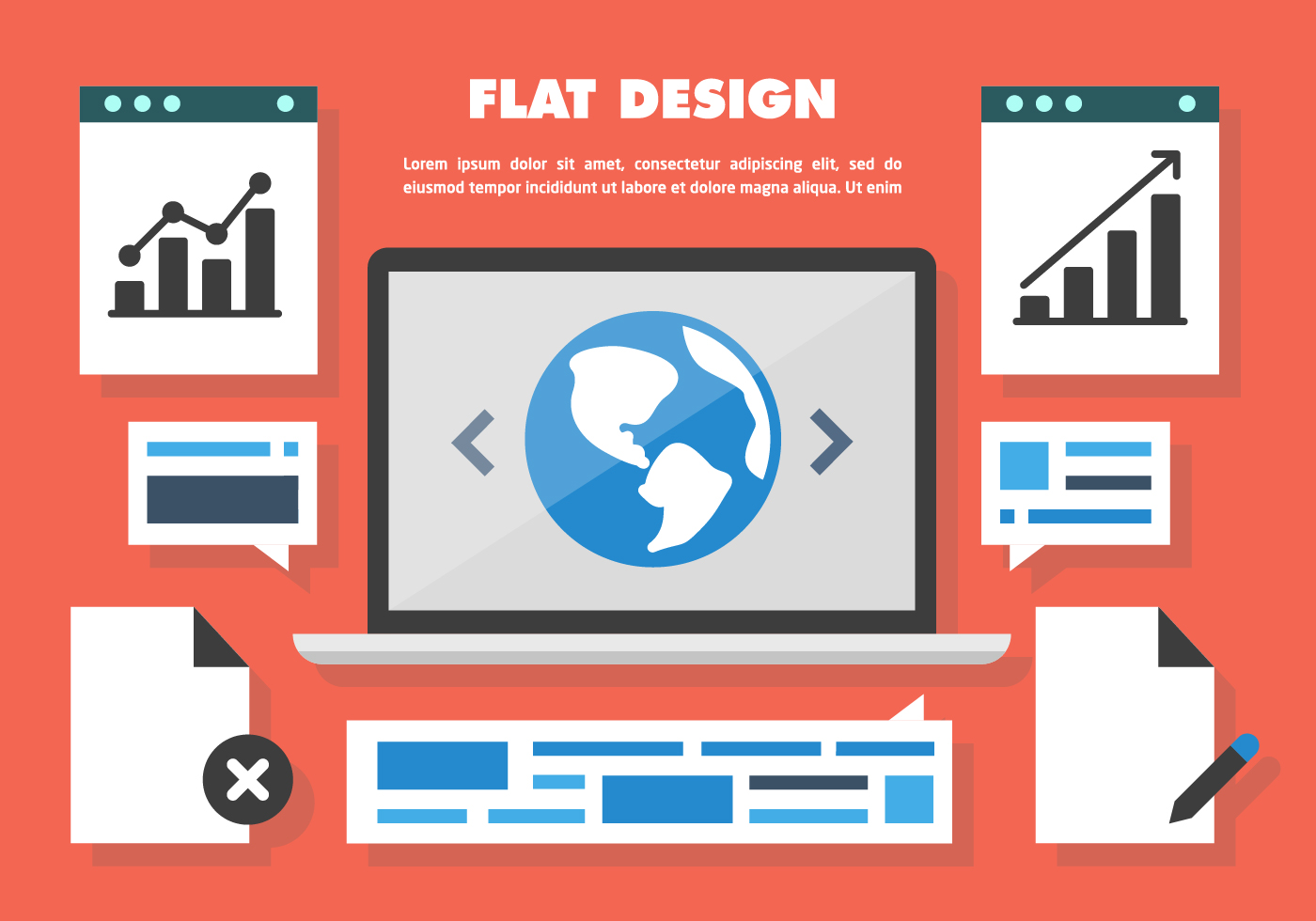 Free Web Design Vector 133337 Vector Art at Vecteezy