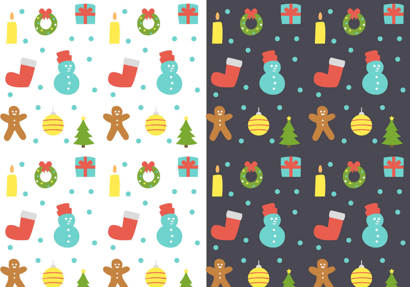 Free Christmas Pattern Vector 133618 Vector Art at Vecteezy