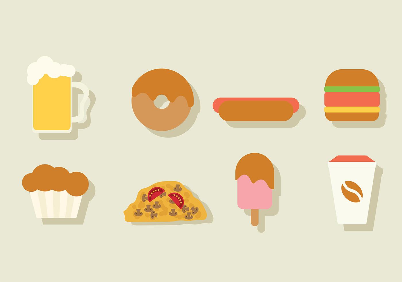 Food Vector Pack 134689 Vector Art at Vecteezy