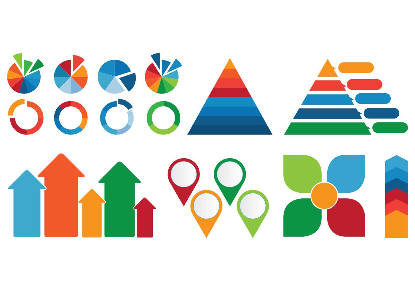 Set Of Infographic Elements 135250 Vector Art at Vecteezy